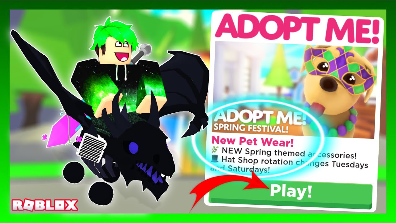 UPDATE TERBARU PET WEAR SPRING FESTIVAL - Adopt Me Indonesia - YouTube