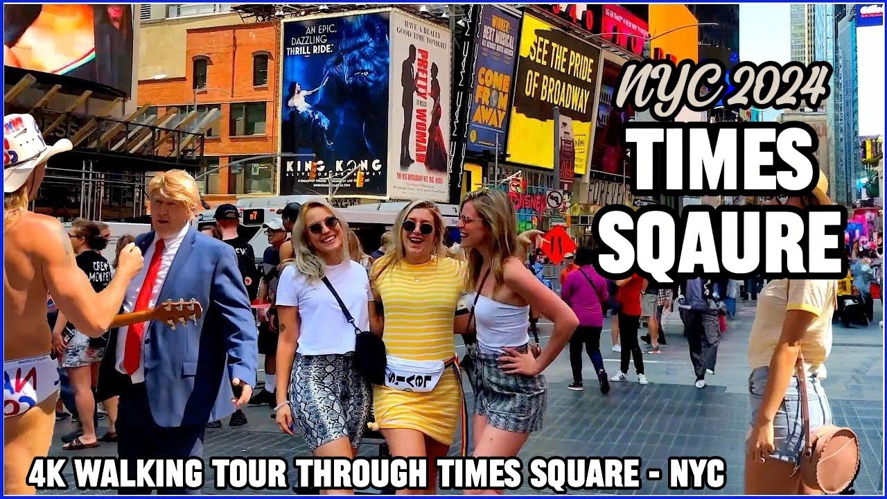 [4K] NYC Times Square & Bryant Park | 2024 Walking Tour - YouTube