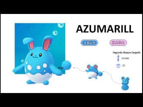 Azumarill!, movimientos, counters y stats- pvp pokemon go - YouTube