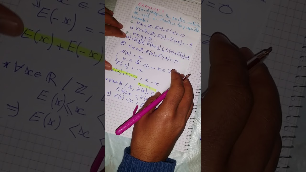 exercice 2:les nombres reels - YouTube