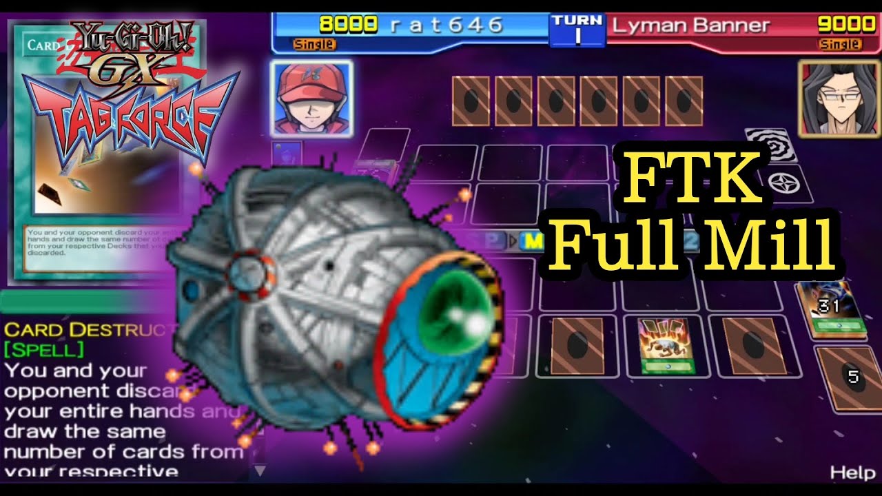 Empty Jar Deck vs. Lyman Banner [ Yugioh GX Tag Force 1 ] - YouTube