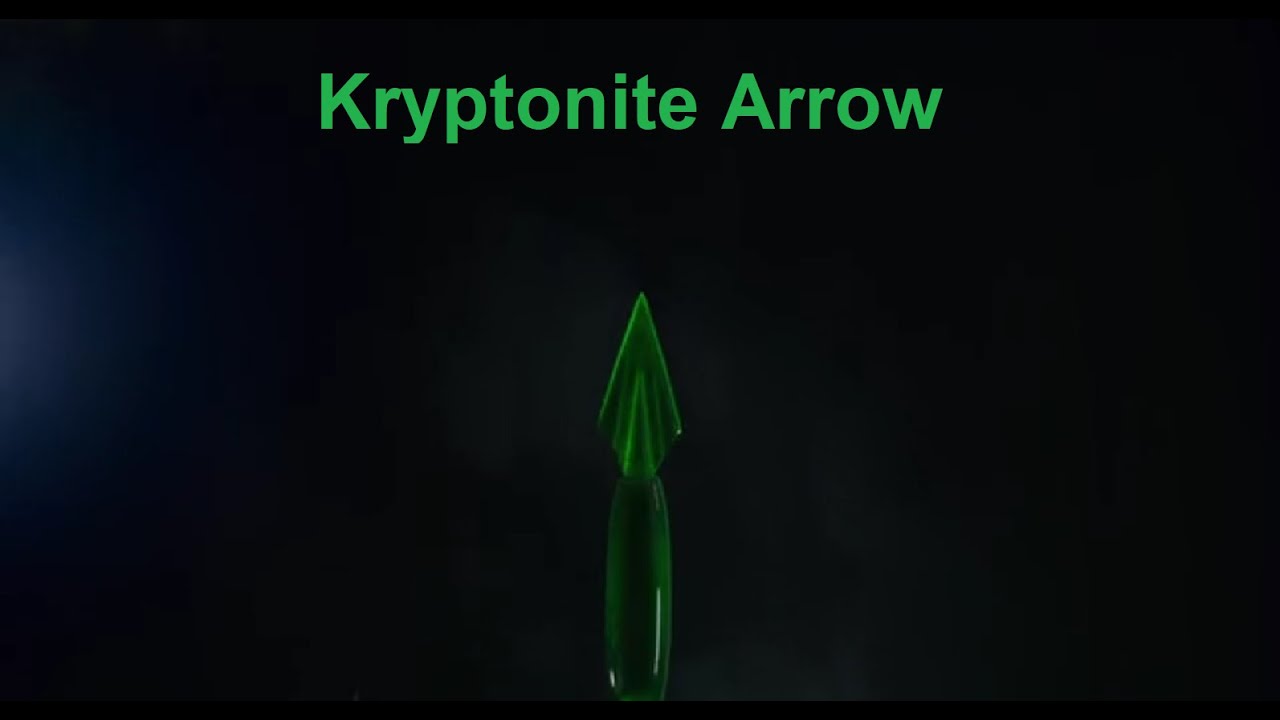 Arrowverse Kryptonite arrow - YouTube