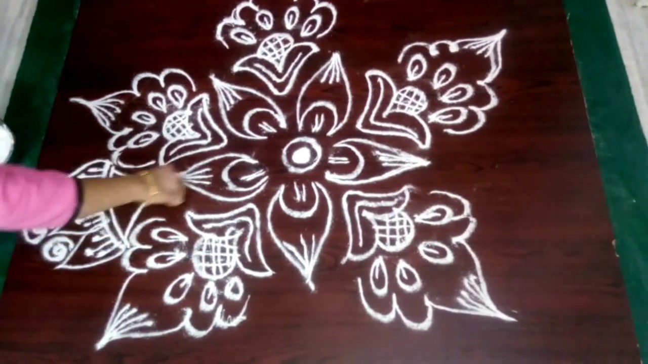 sankranthi muggulu ll muggulu designs simple l easy rangoli l easy ...