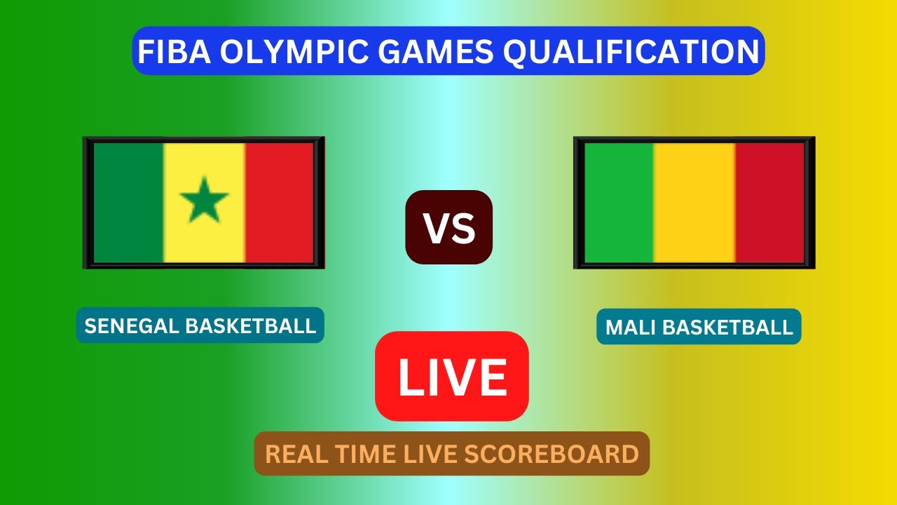 Senegal Vs Mali LIVE Score UPDATE Today Basketball FIBA Olympic Games Qualification Aug 17 2023 ...