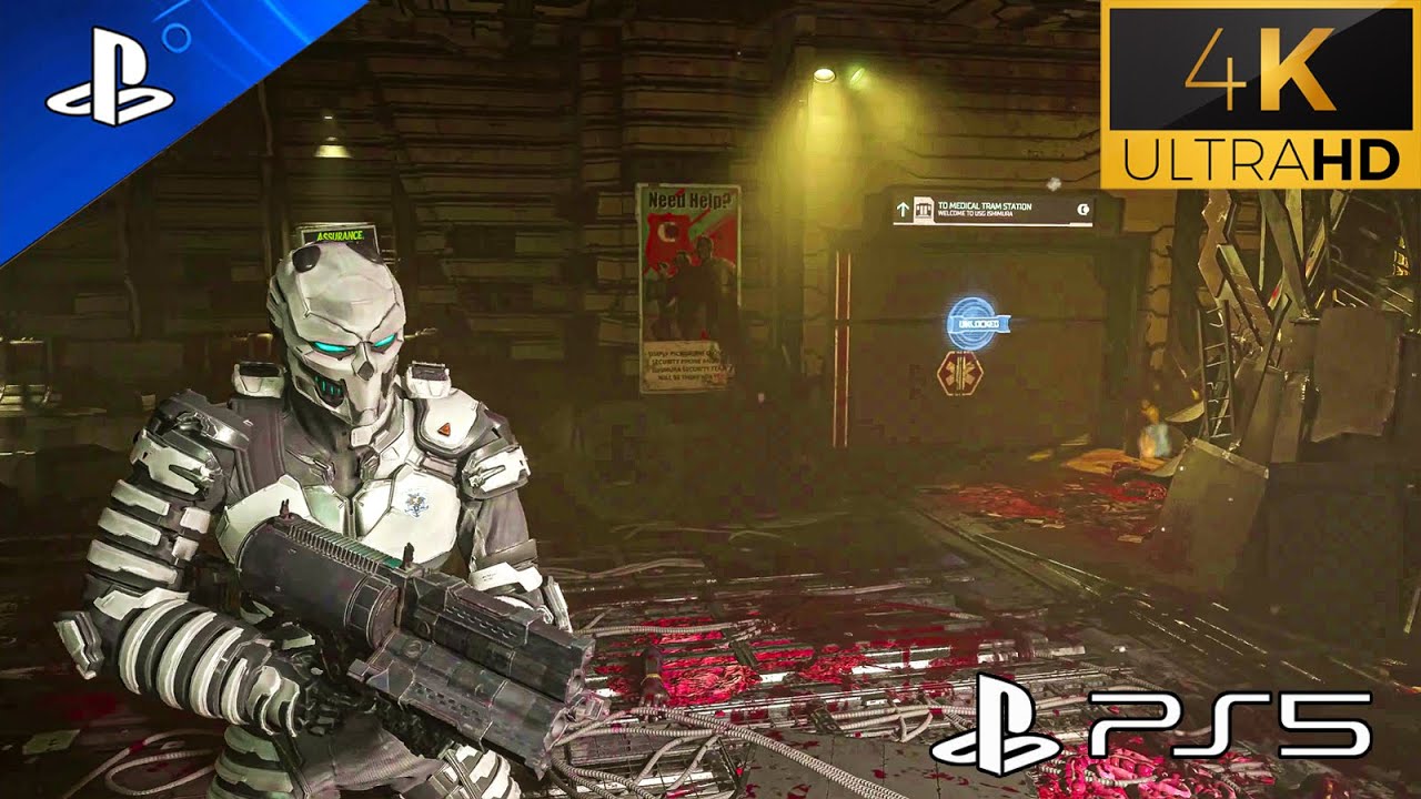 DEAD SPACE REMAKE - Level 6 Advanced Military Suit - YouTube