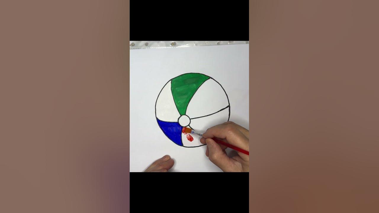 Draw A Ball ⚽️ рисуем мячик Youtube