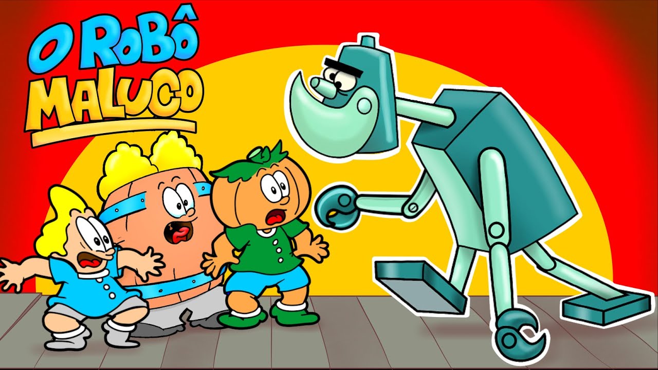 O Robô Maluco do Pica-Pau - Barril, Rafa e Cabeção - Gibi Nossa Turma ...