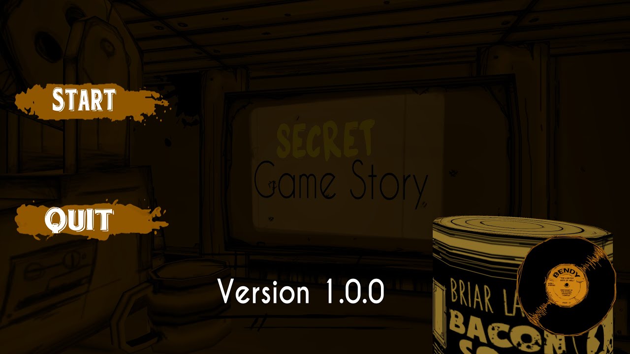 Bendy fan game: Secret game story - YouTube