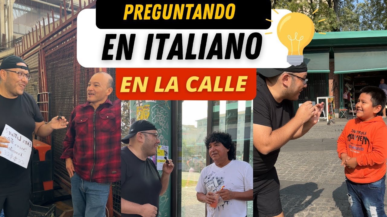 TEST DE ITALIANO EN LA CALLE - YouTube