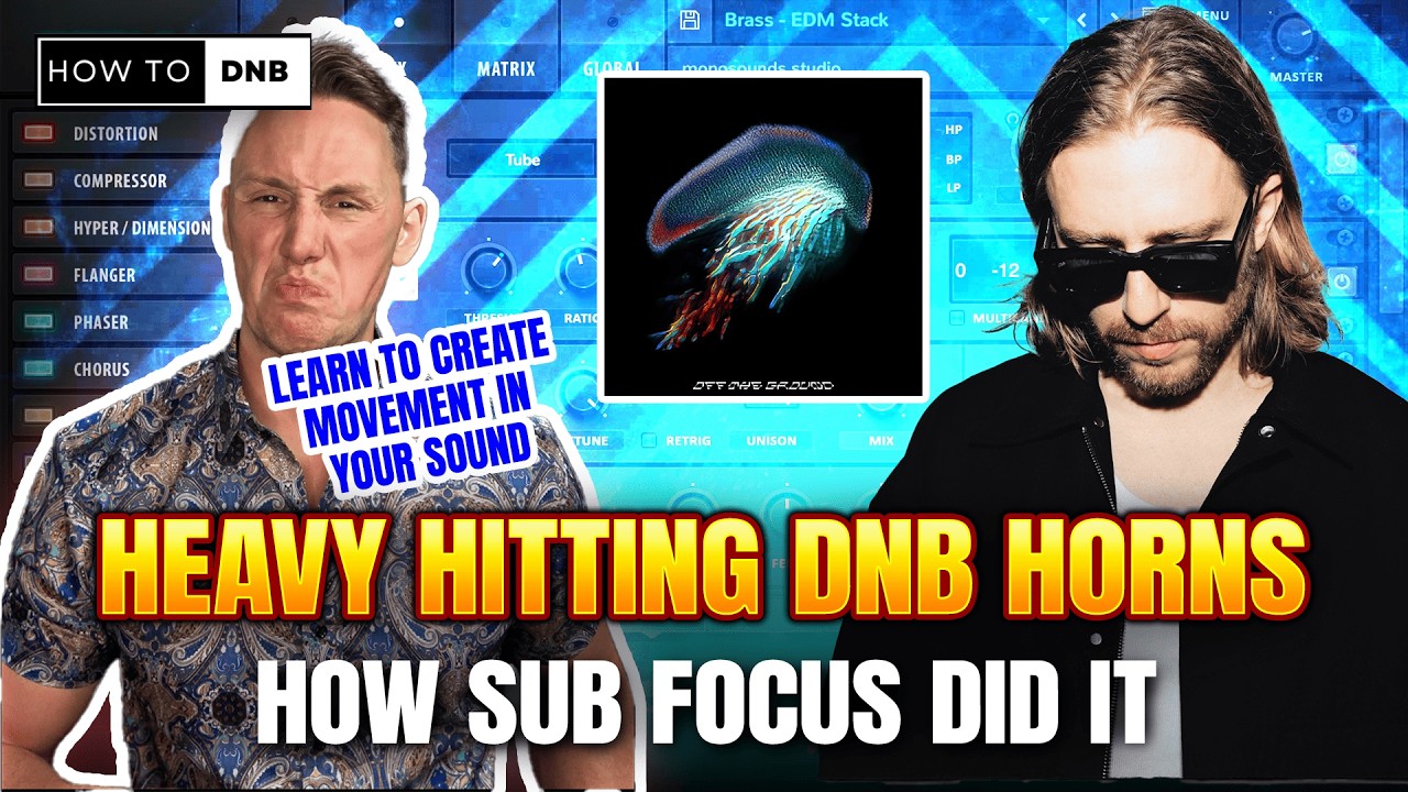 How To Make MASSIVE Festival DNB Horns (Sub Focus / Andromedik ...