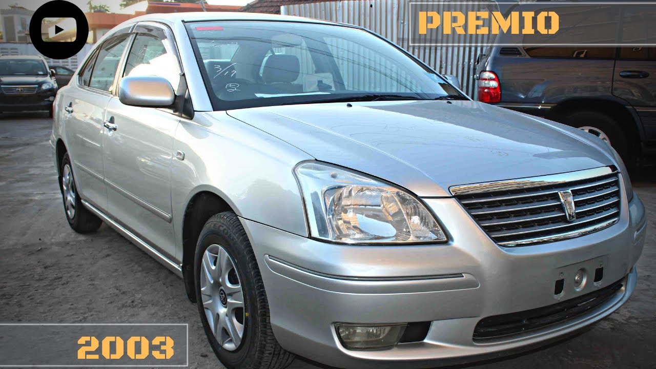 Toyota Premio 2003 silver color now available at harab motors tz - YouTube