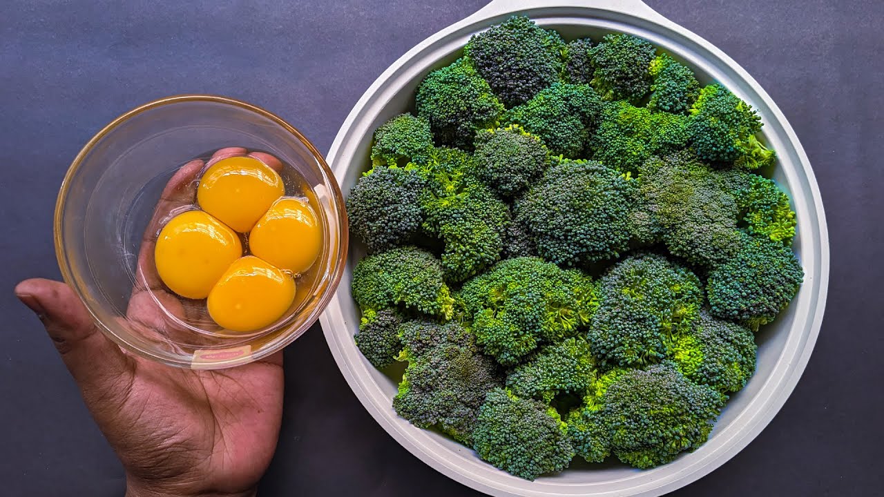 Simple Egg & Broccoli Recipe 5 Mnts Healthy Breakfast. Quick ...