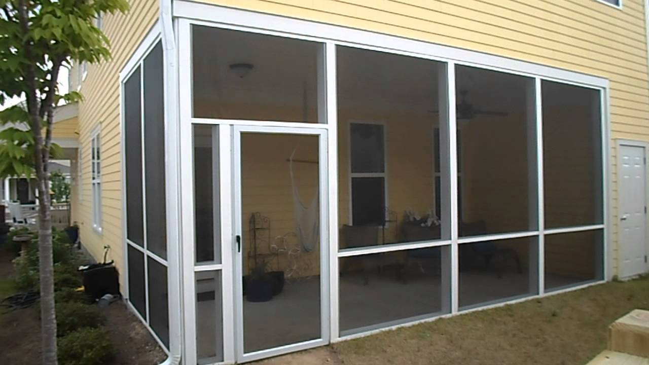 Screen Room Enclosure Completion Rain-Go Exterior Roofing,Siding ...
