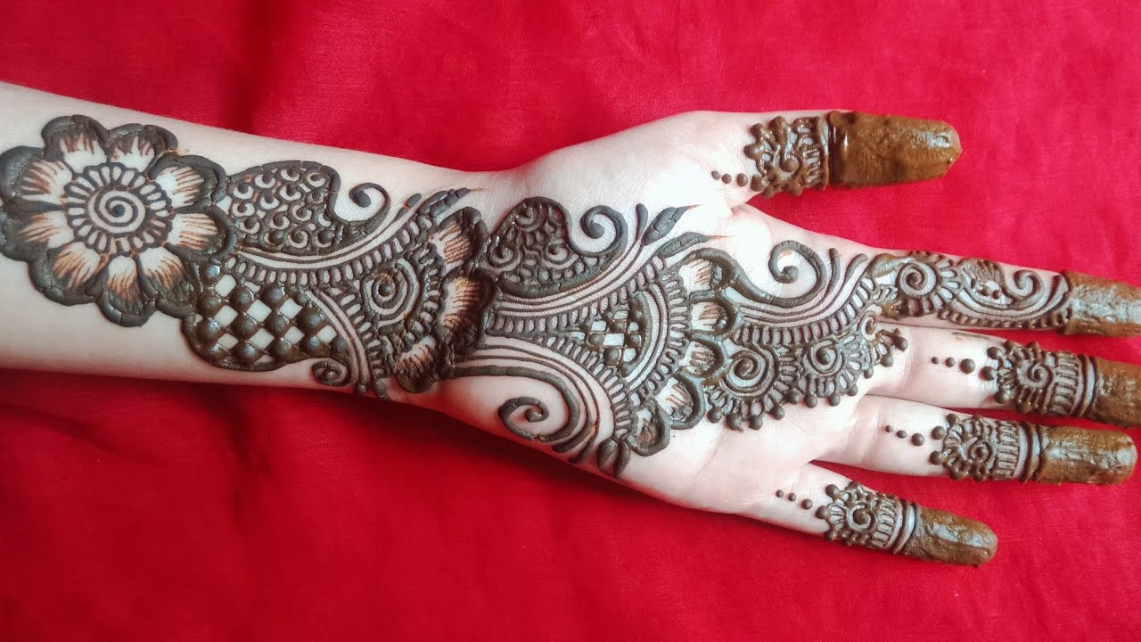 Easy Mhendi Design Front Side Mhendi Design Simple And Stylish मेंहदी डिजाइन Youtube