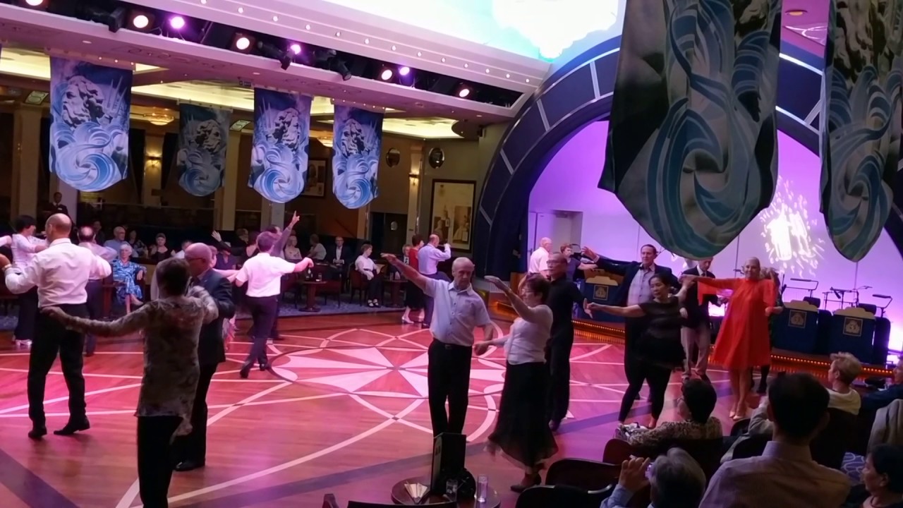 Dancing new Vogue on Queen Mary 2_ March 2017. - YouTube