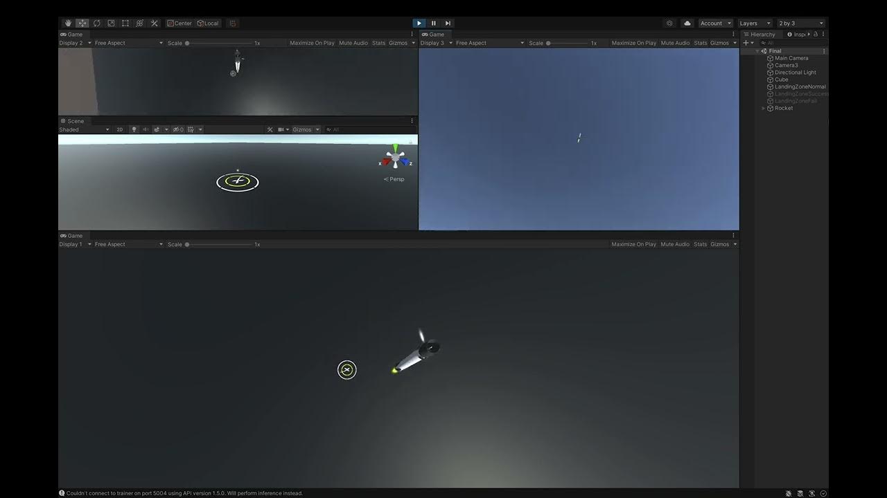 Rocket Automatic Landing Using Reinforcement Learning - YouTube