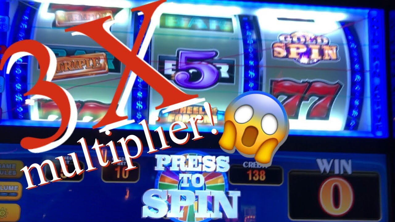GOLD SPIN + 3X MULTIPLIER $10 MAX BET ON WHEEL OF FORTUNE 😱😱😱😱😱🤩 - YouTube
