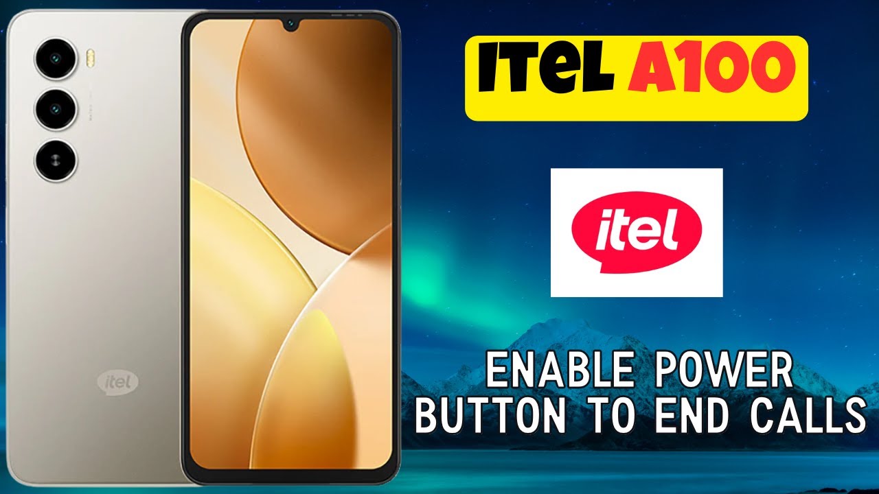 How to Enable Power Button to End Calls on Itel A100 - YouTube