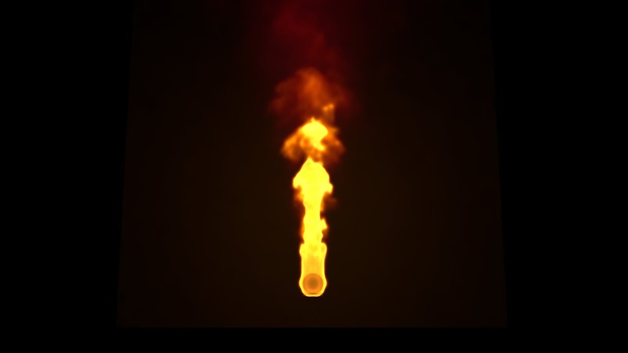 Cara membuat efek api di Cinema 4D - YouTube