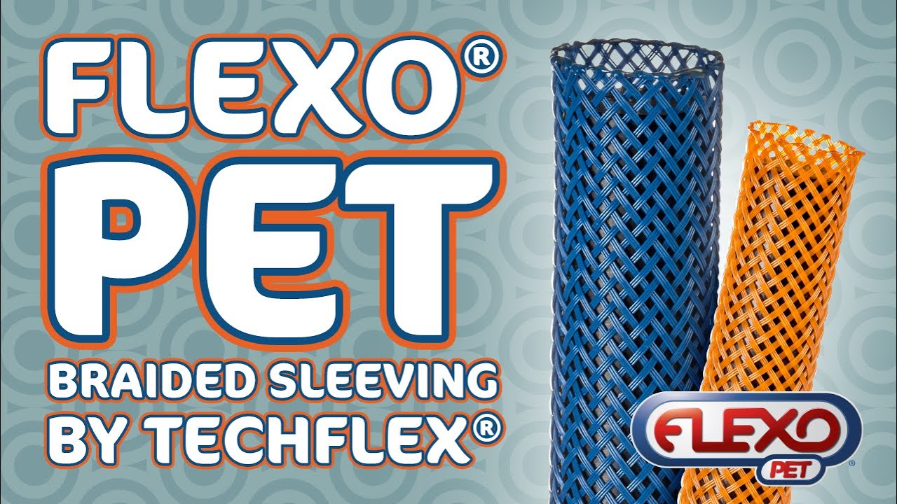 Techflex® Flexo® PET Expandable Braided Sleeving - YouTube