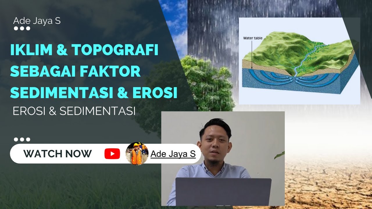 Erosi & Sedimentasi: Faktor perubahan iklim dan topografi penyebab ...