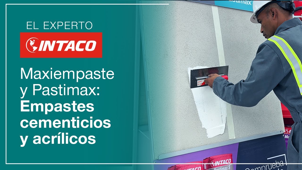 Experto INTACO | Maxiempaste y Pastimax: Empastes cementicios y ...