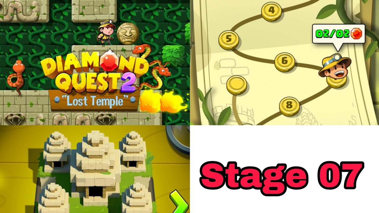 Diamond Quest 2 Angkor Wat Stage 7 - YouTube
