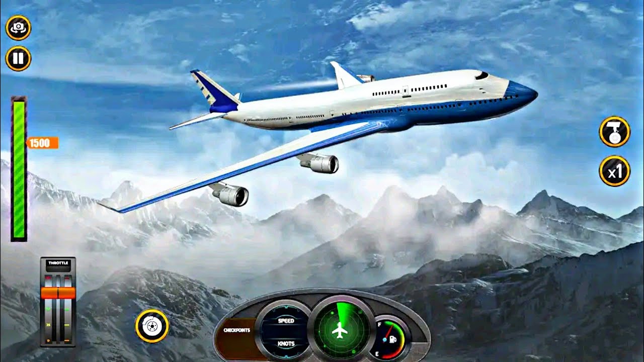 "Airplane Real Flight Simulator 2020 : Plane Games" - Aeroplane game ...