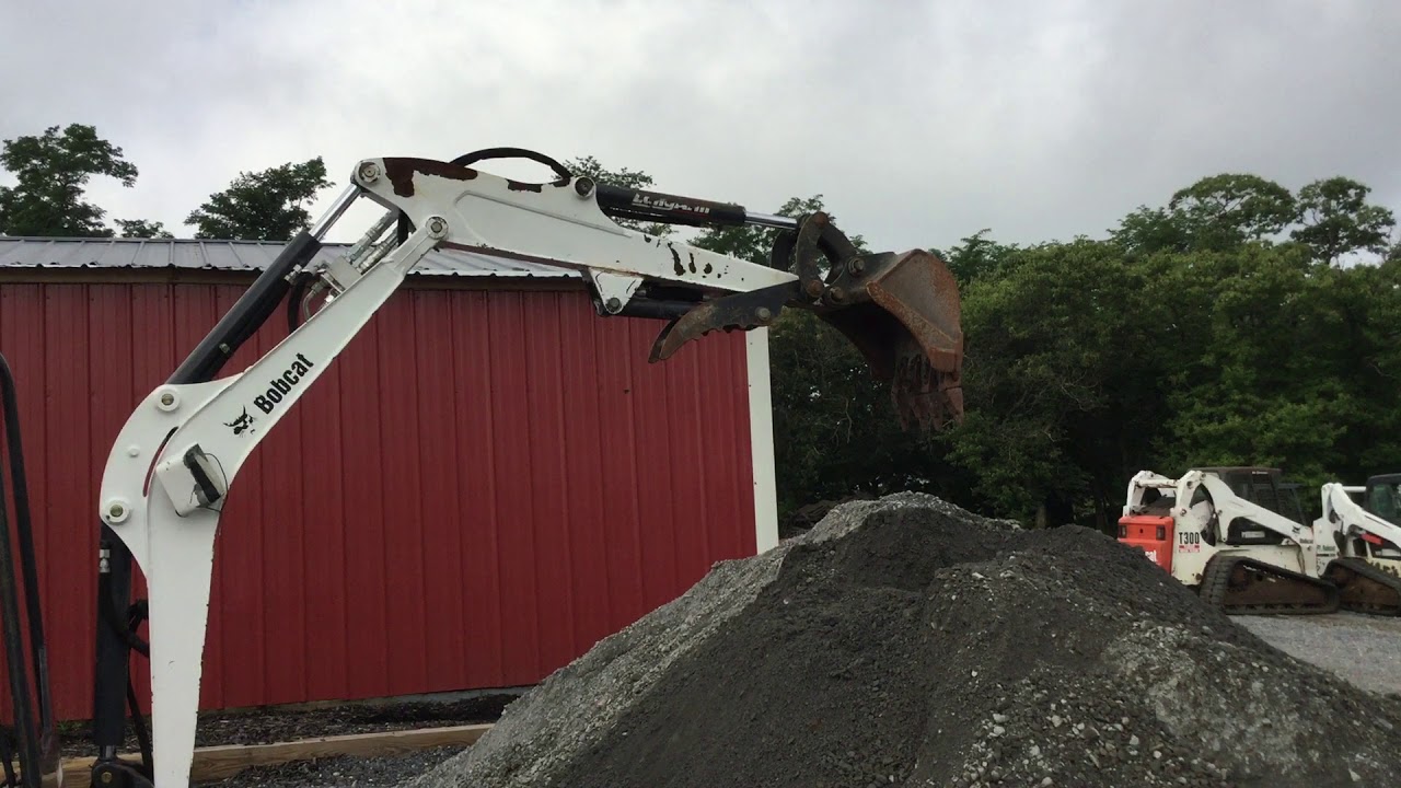 Bobcat 324 Mini Excavator - YouTube