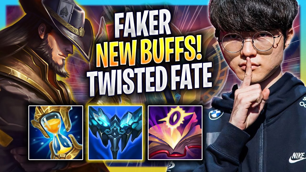 FAKER TRIES TWISTED FATE WITH NEW BUFFS! - T1 Faker Plays Twisted Fate ...