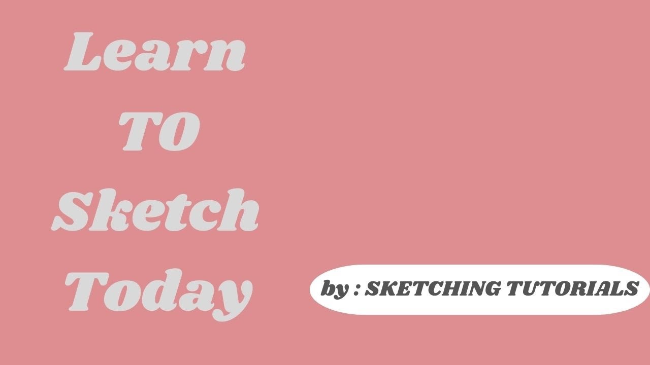 Easy sketching tutorial | sketching for beginners | explore sketching ...