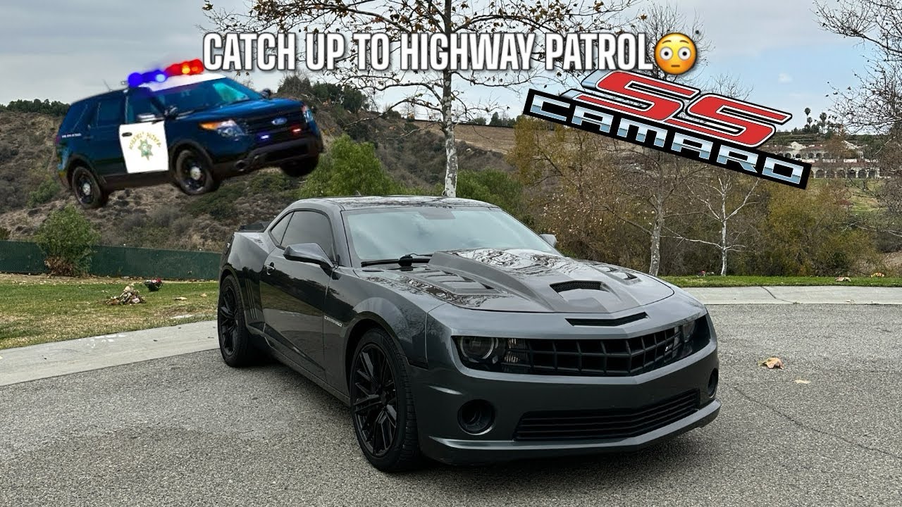 I CATCH UP TO HIGHWAY PATROL WHILE CUTTING UP IN MY CAMARO SS😳 - YouTube