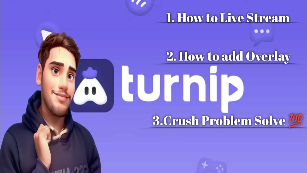 How Live Stream || How Add Overlay || Crush Problem Solve || #turnip # ...