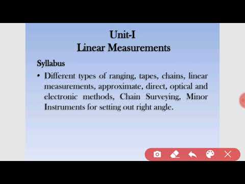 Surveying (lec-07)Linear measurement,ranging,methods of linear ...