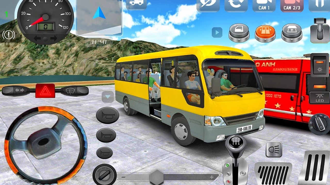 Mobile Transport Bus Drive 3D Game: MiniBus Simulator Vietnam Game 2025 ...