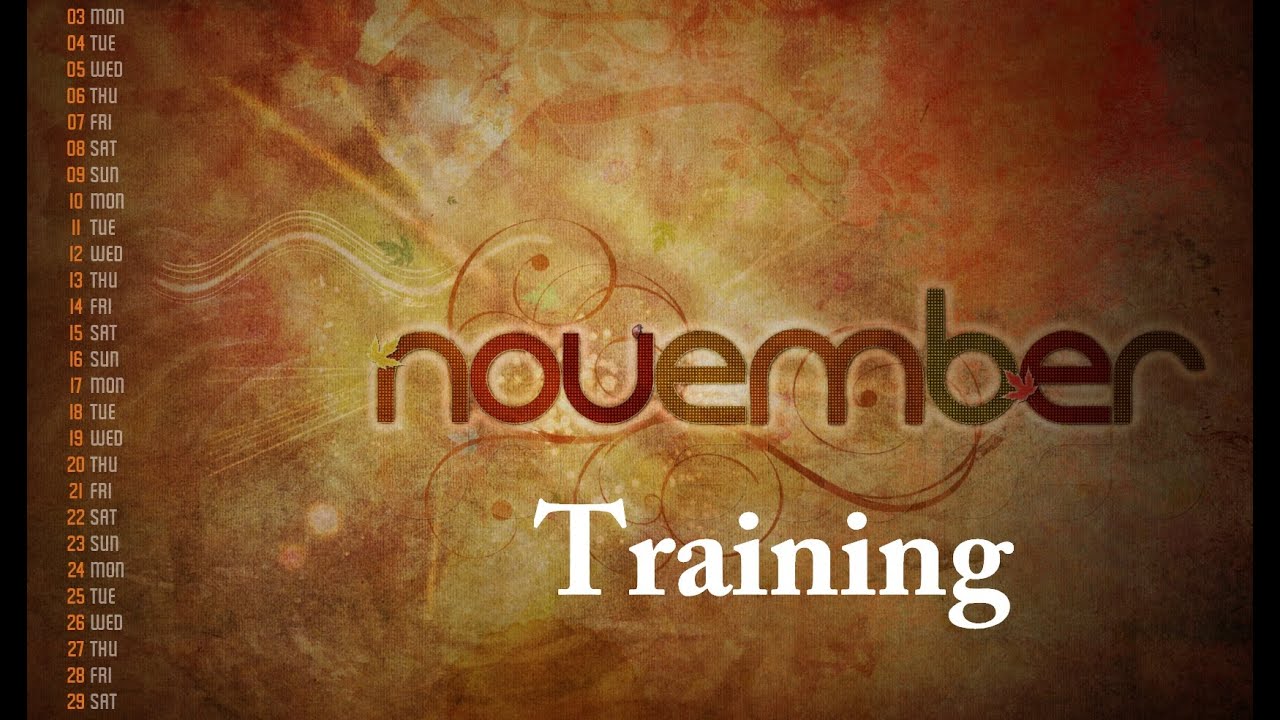 November Training - YouTube