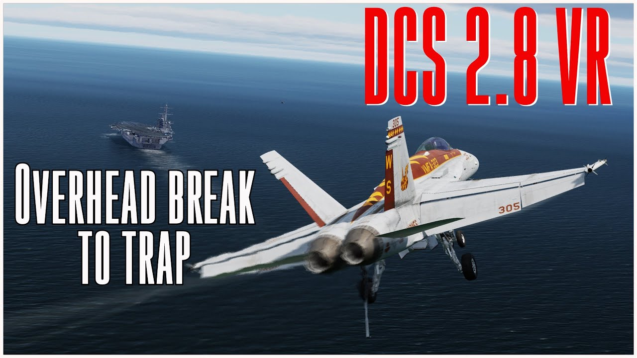 DCS 2.8 VR - multi-threading, Case I landing | Digital Combat Simulator - YouTube