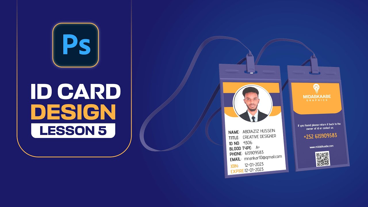 CASHIRKA 5AAD |SIDA LOO SAMEEYO ID-CARD PHOTOSHOP2023 - YouTube