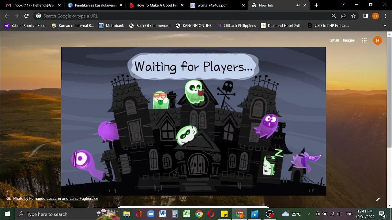 Halloween 2022 Google Doodle Game One gameplay test - YouTube