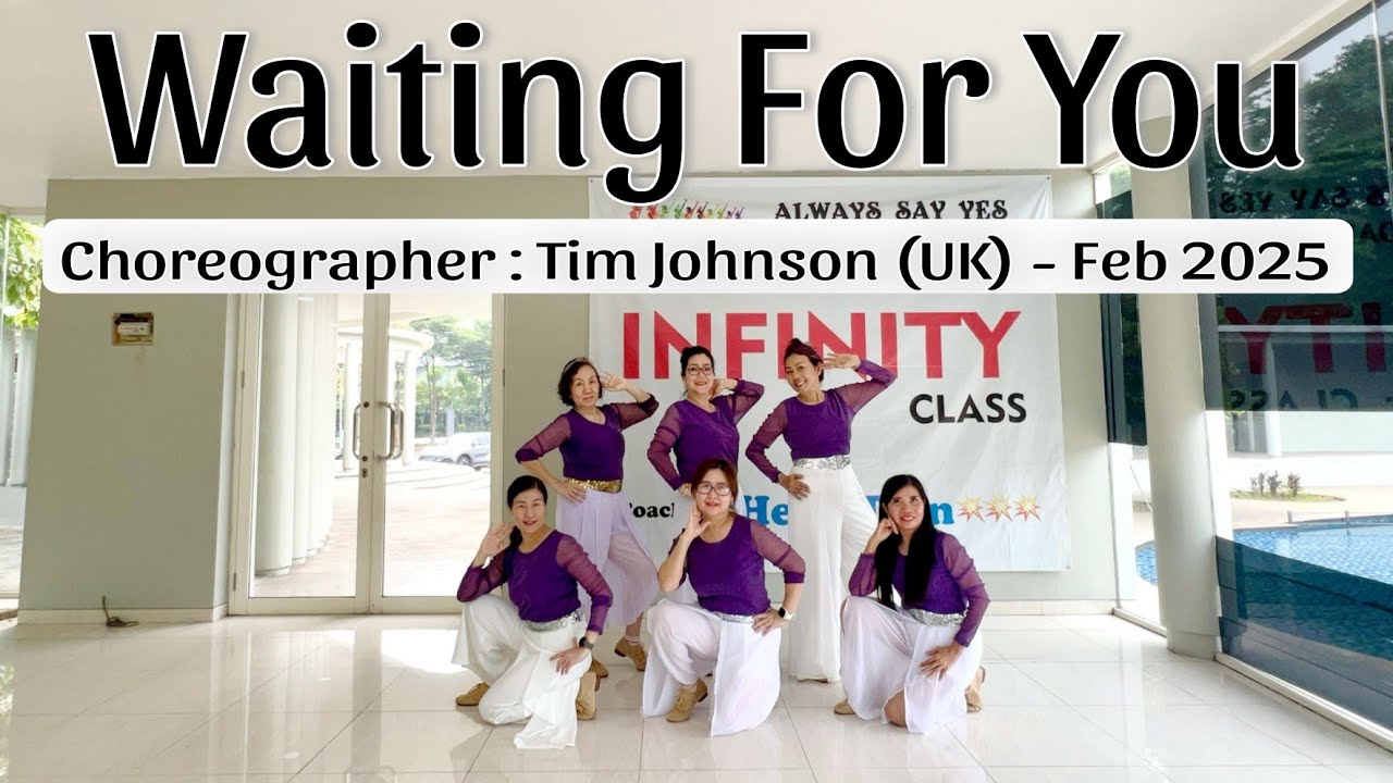 INFINITY | Waiting For You | LINE DANCE | Advanced | Tim Johnson - YouTube