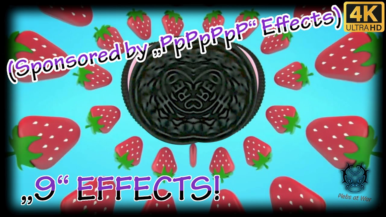OREO Strawberry Fun Logo „9“ Video Effects 🦝 (Sponsored by „PpPpPpP ...
