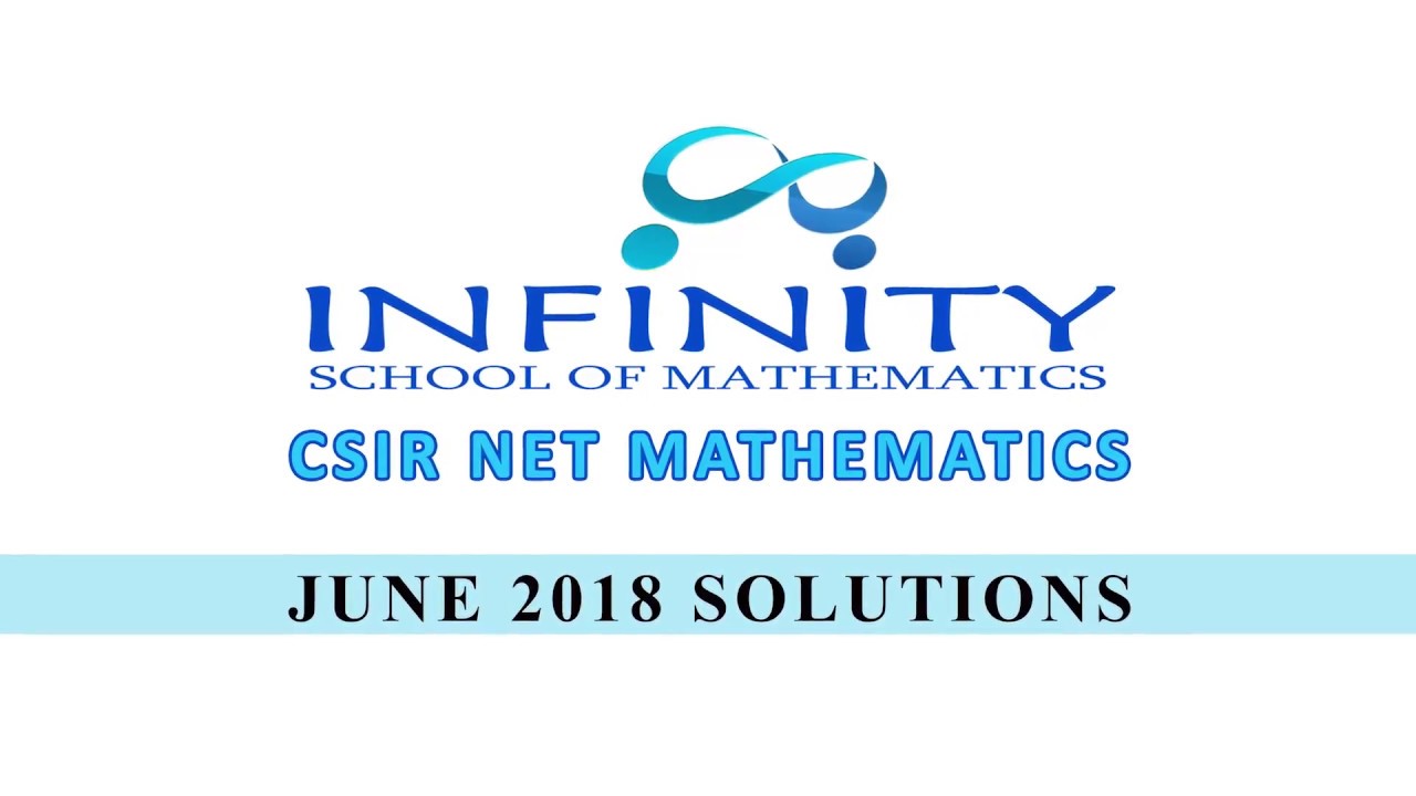 Csir Net Mathematics June 2018 Solutions Q No 72 Q No 74 Q No 75 Booklet A Youtube