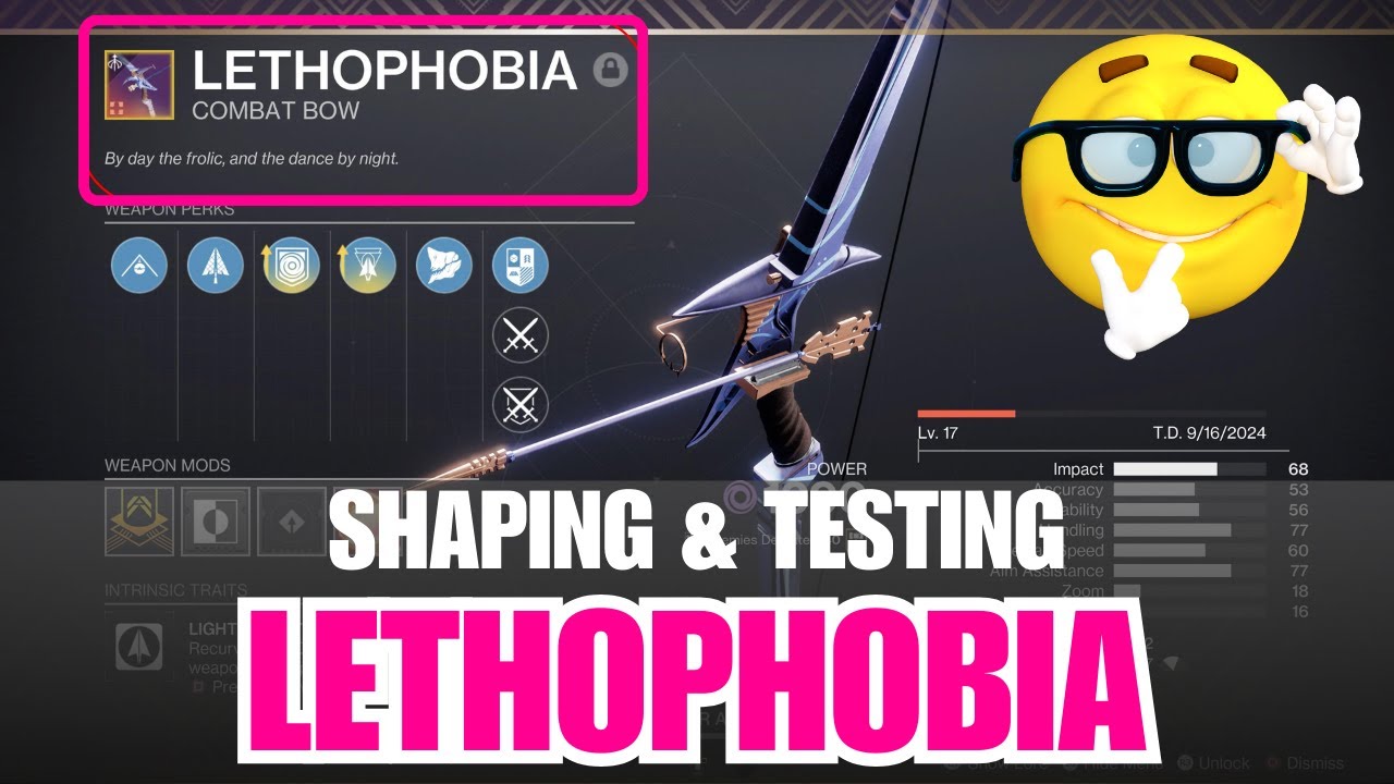 Shaping guide to Lethophobia combat bow - Crafting tips to Lethophobia ...