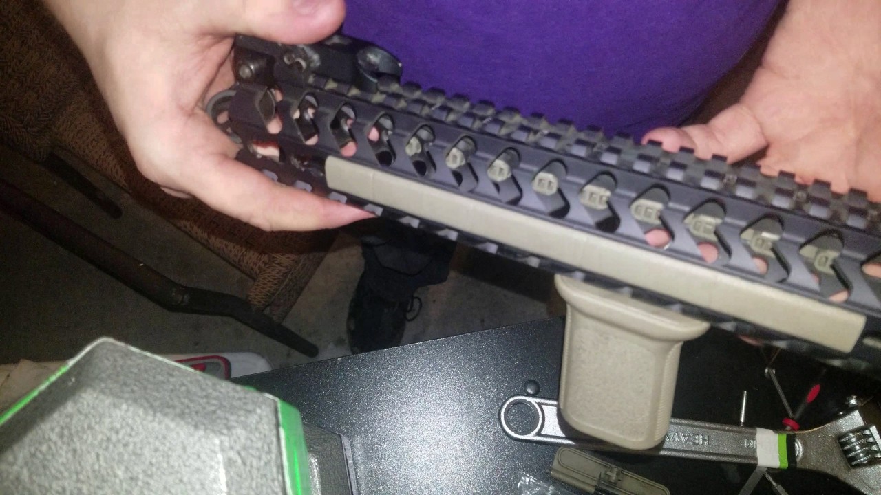 Yhm slk free float rail install - YouTube