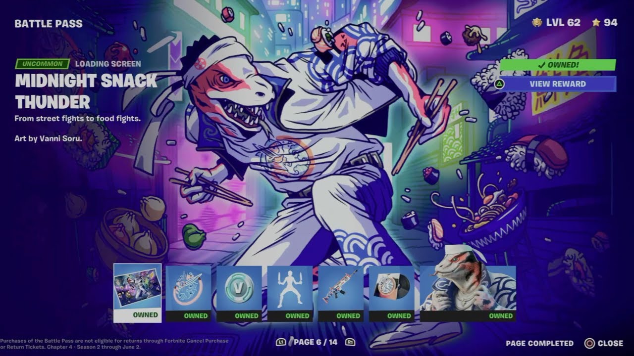 How to Unlock Midnight Snack Thunder Loading Screen in Fortnite ...