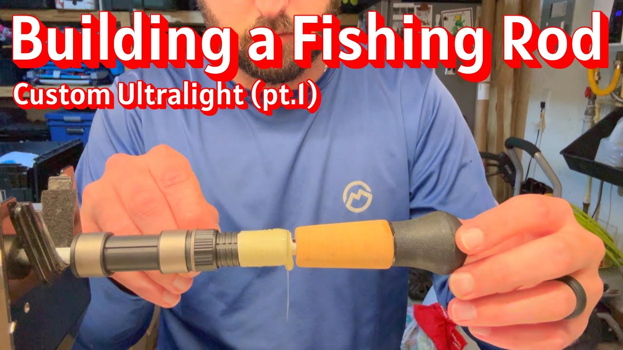 BUILD a CUSTOM Fishing Rod with Me! Part 1- Handle INSTALL! - YouTube