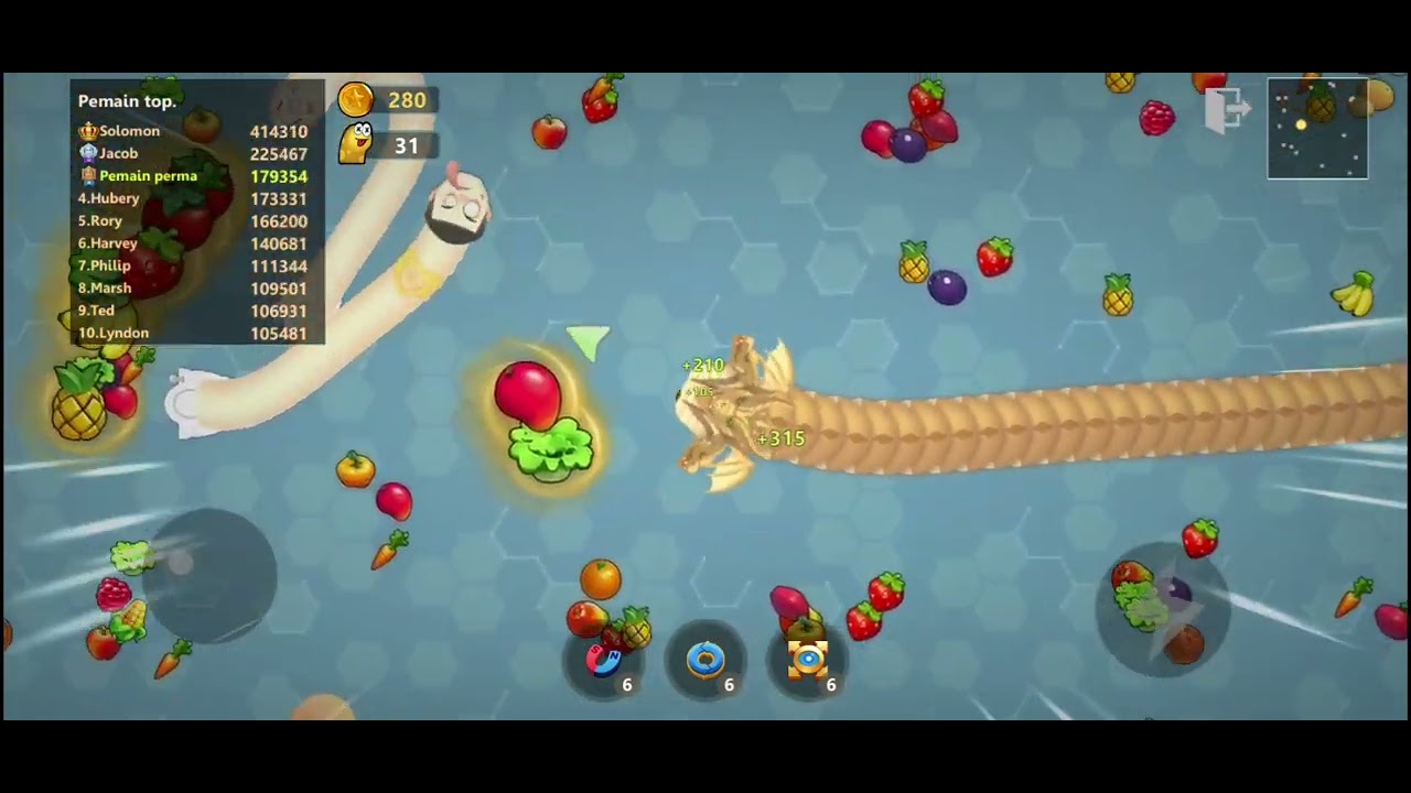 Main snake lite bersama onni part 4 - YouTube