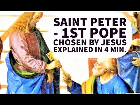 ST PETER the 1st POPE 🙏 Saint Peter APOSTLE Appointed by JESUS 🙏 St ...