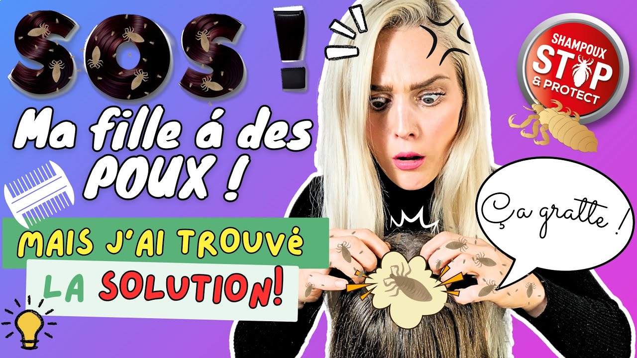 Comment ce débarrasser des POUX efficacement ?! ( avec des produits qui ...