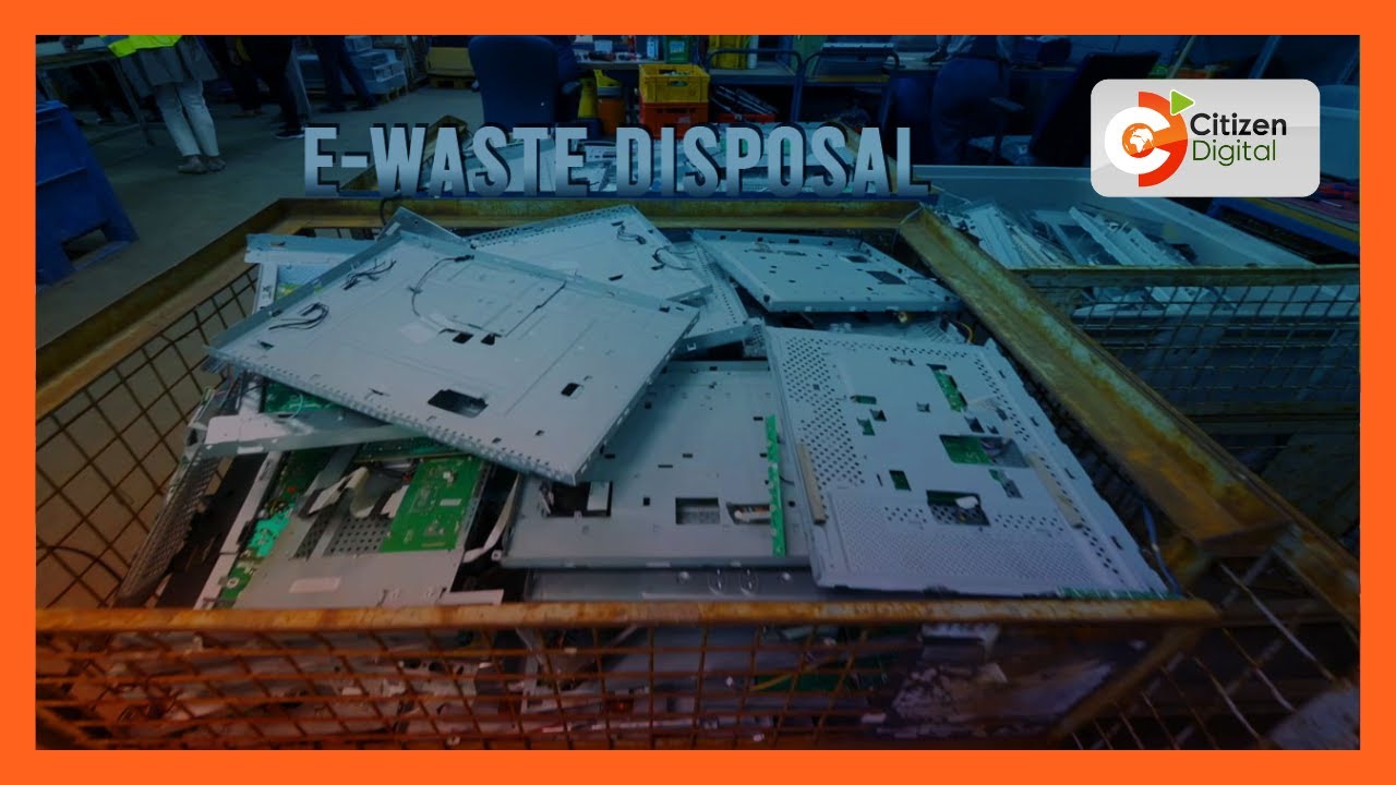 Disposal of electronic waste in Frankfurt Germany - YouTube